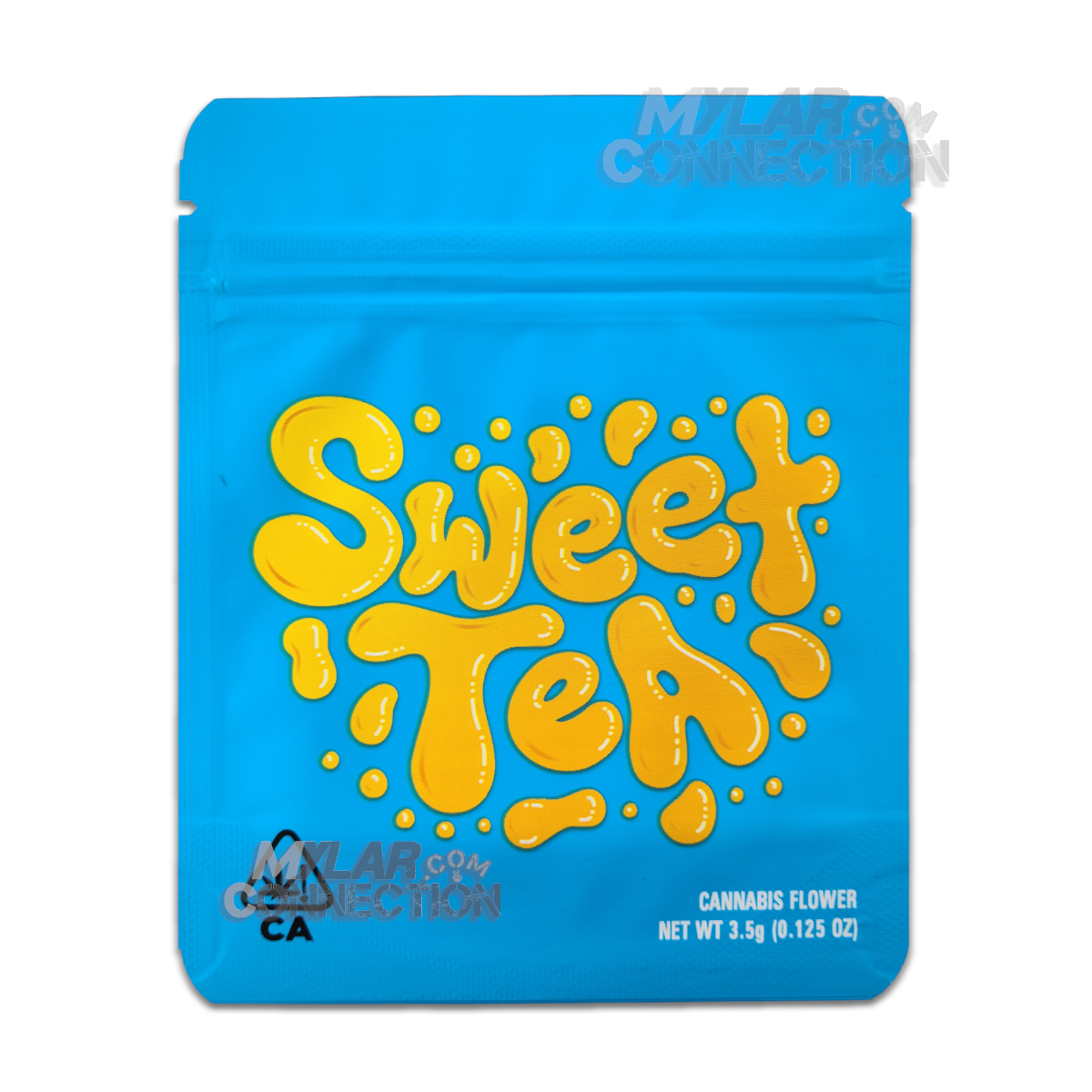 Cookies Sweet Tea 3.5g Empty Flower Dry Herb Mylar Bag Smell Proof Pac ...